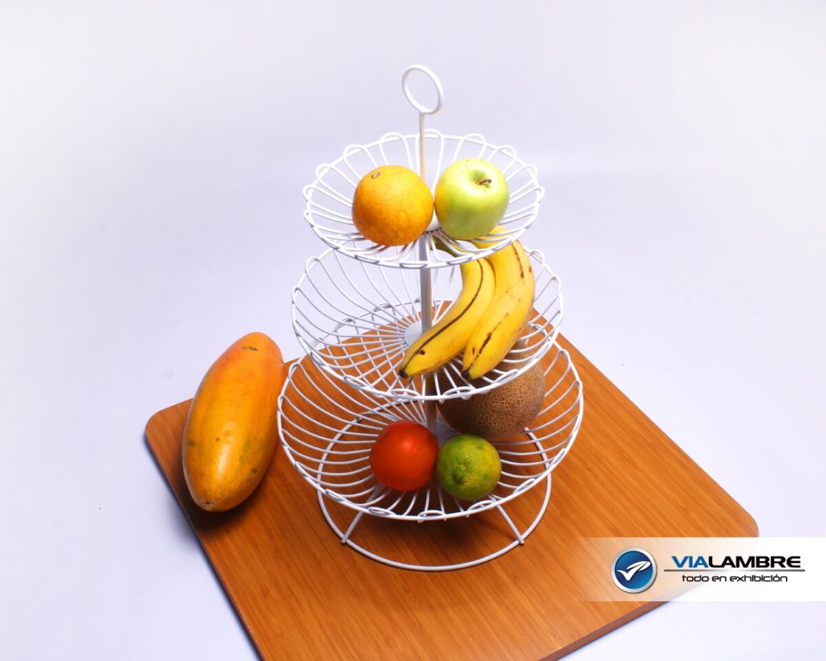 Frutero en alambre para centro de mesa REF: 37031-001 - Vialambre
