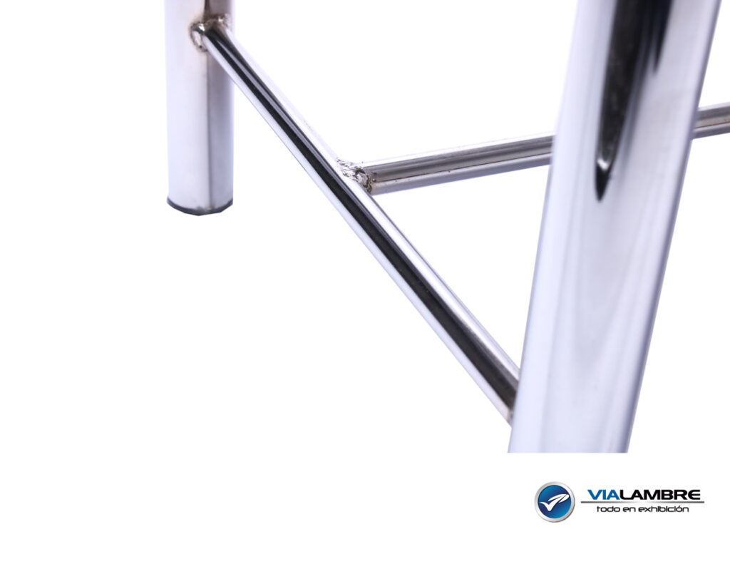 Butaco sencillo cromado Ref. 724 - Vialambre